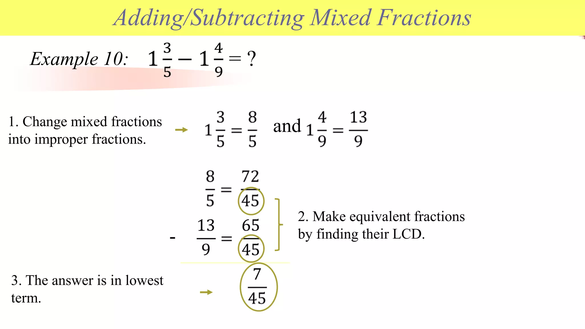 Adding and Subtracting Simple Fractions and Mixed Numbers.pptx
