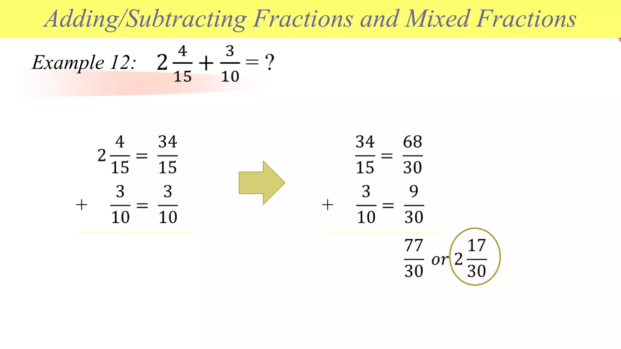 Adding and Subtracting Simple Fractions and Mixed Numbers.pptx