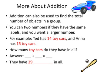 Adding and subtracting to solve problems notes pages | PPTX