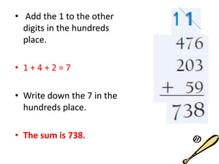 Adding and subtracting to solve problems notes pages | PPTX