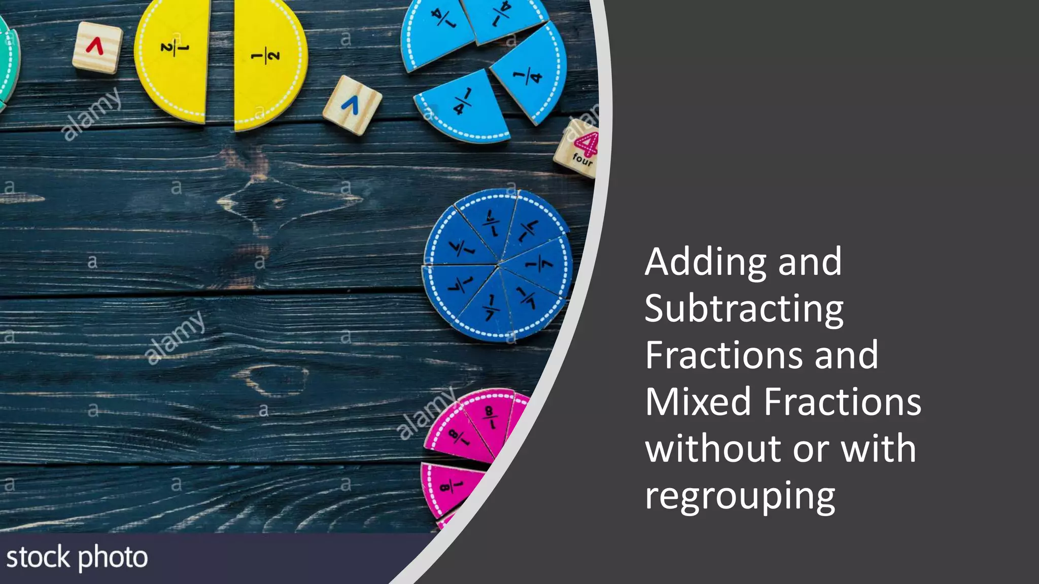 Adding and Subtraction Fraction mixed Number without or with regrouping.pptx