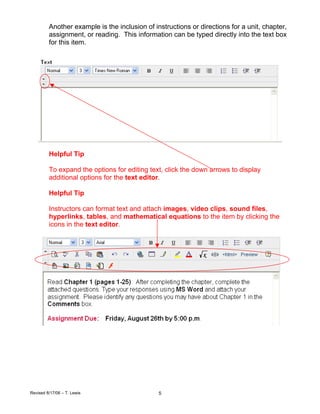 Adding An Item | PDF