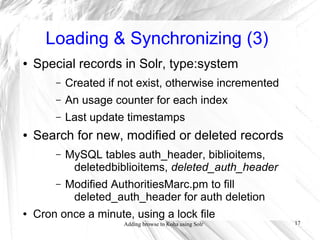 Adding browse to Koha using Solr | PPT