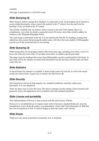 Adding browse to Koha using Solr | PDF
