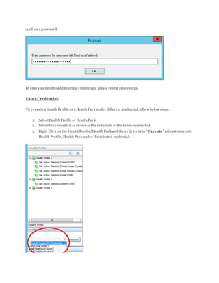 Adding credentials | PDF