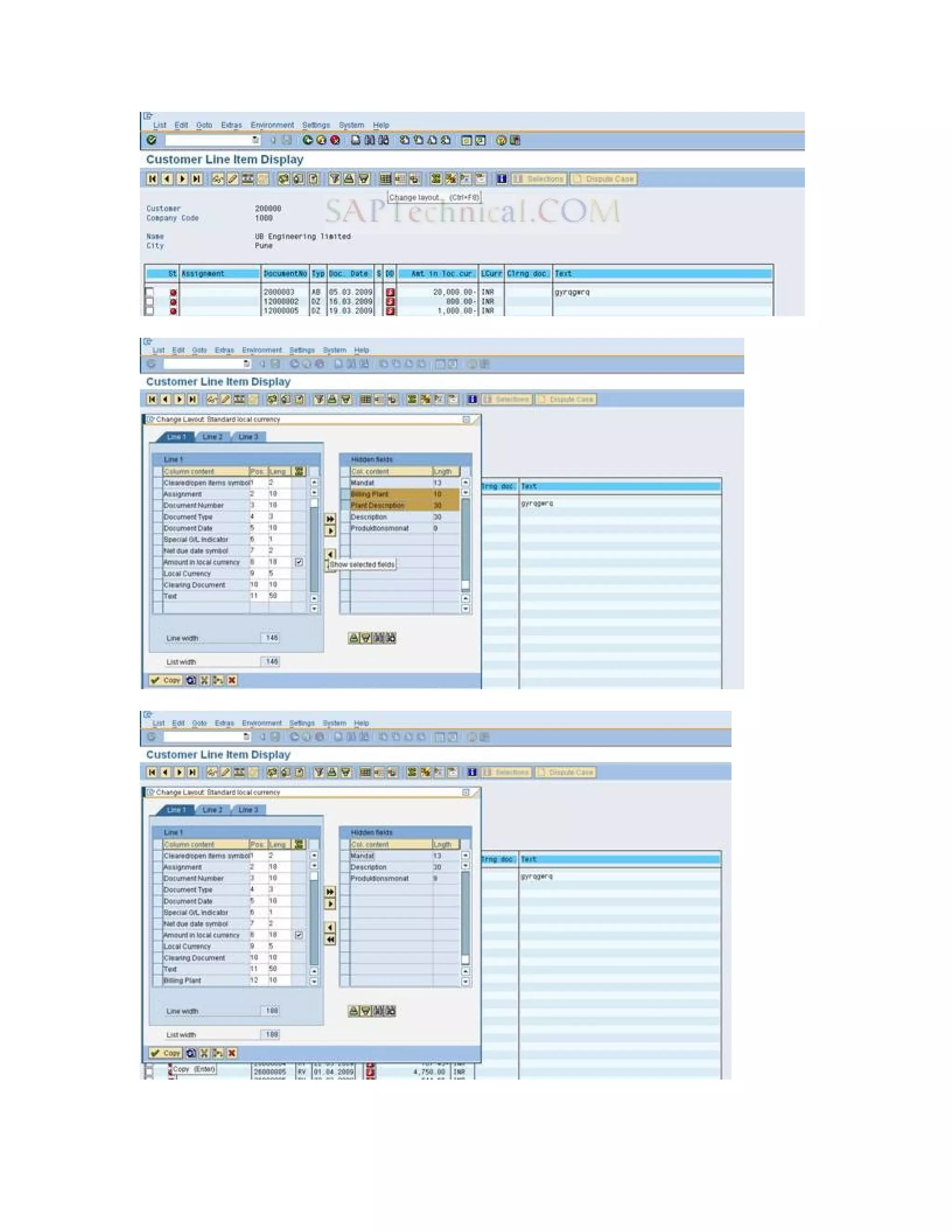 Adding custom fields to the fi report fbl5 n using bt es | DOC