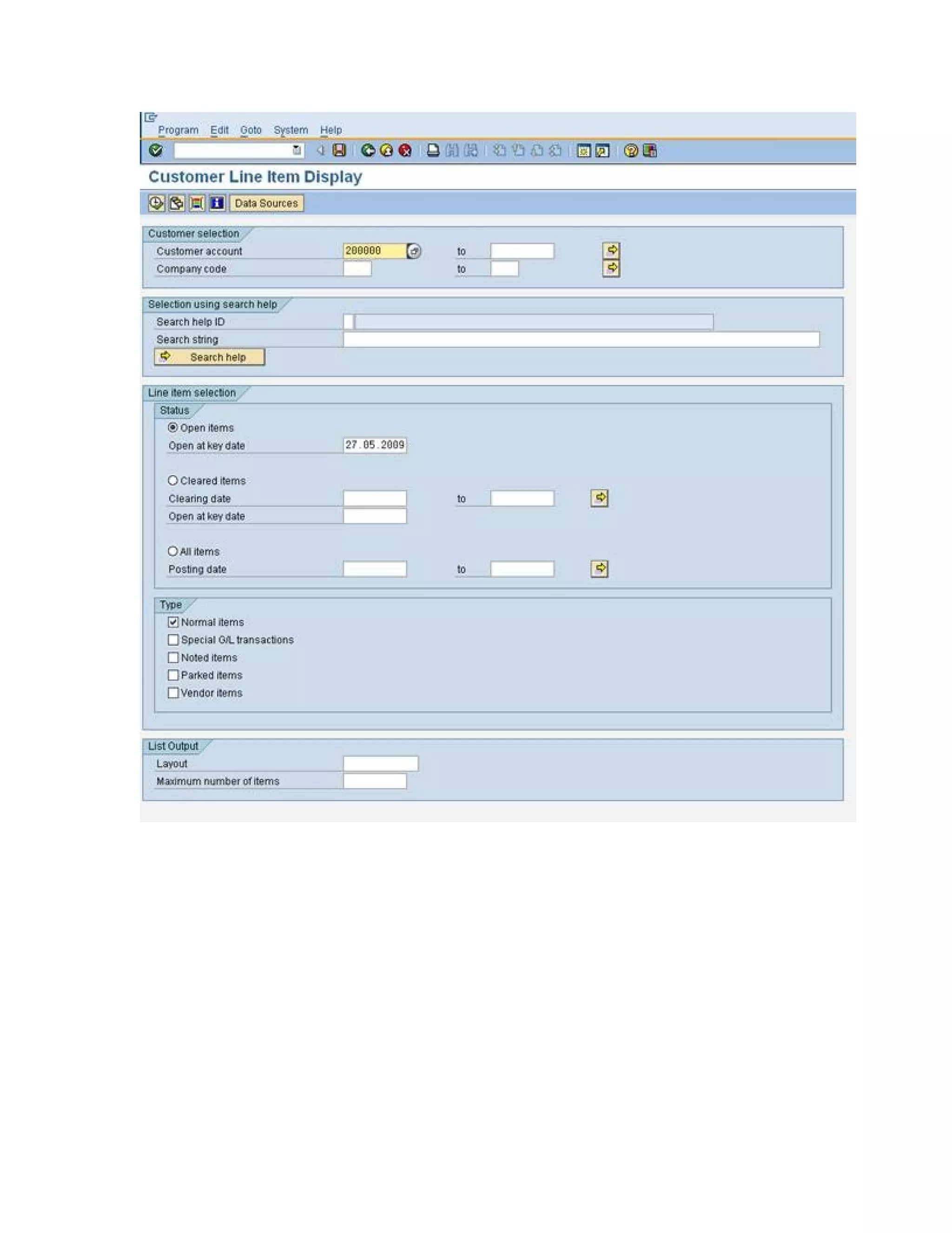 Adding custom fields to the fi report fbl5 n using bt es | DOC