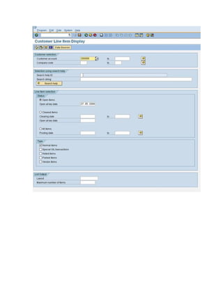Adding custom fields to the fi report fbl5 n using bt es | DOC