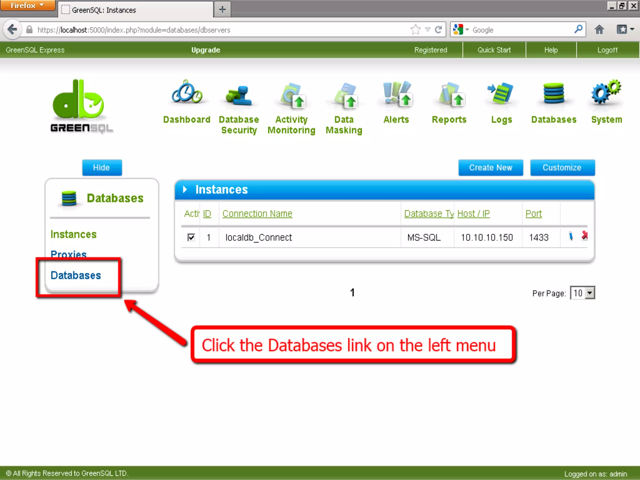 Adding database objects to GreenSQL Express Edition | PDF | Databases | Computer Software and ...