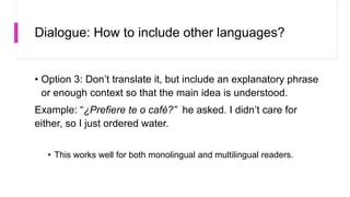 Adding dialogue and sensory detail to your personal narratives | PPTX