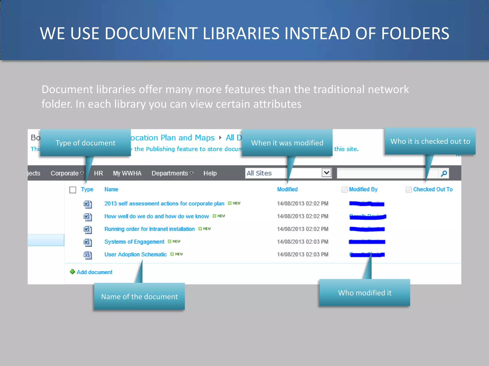 Introduction to Document Libraries | PPTX