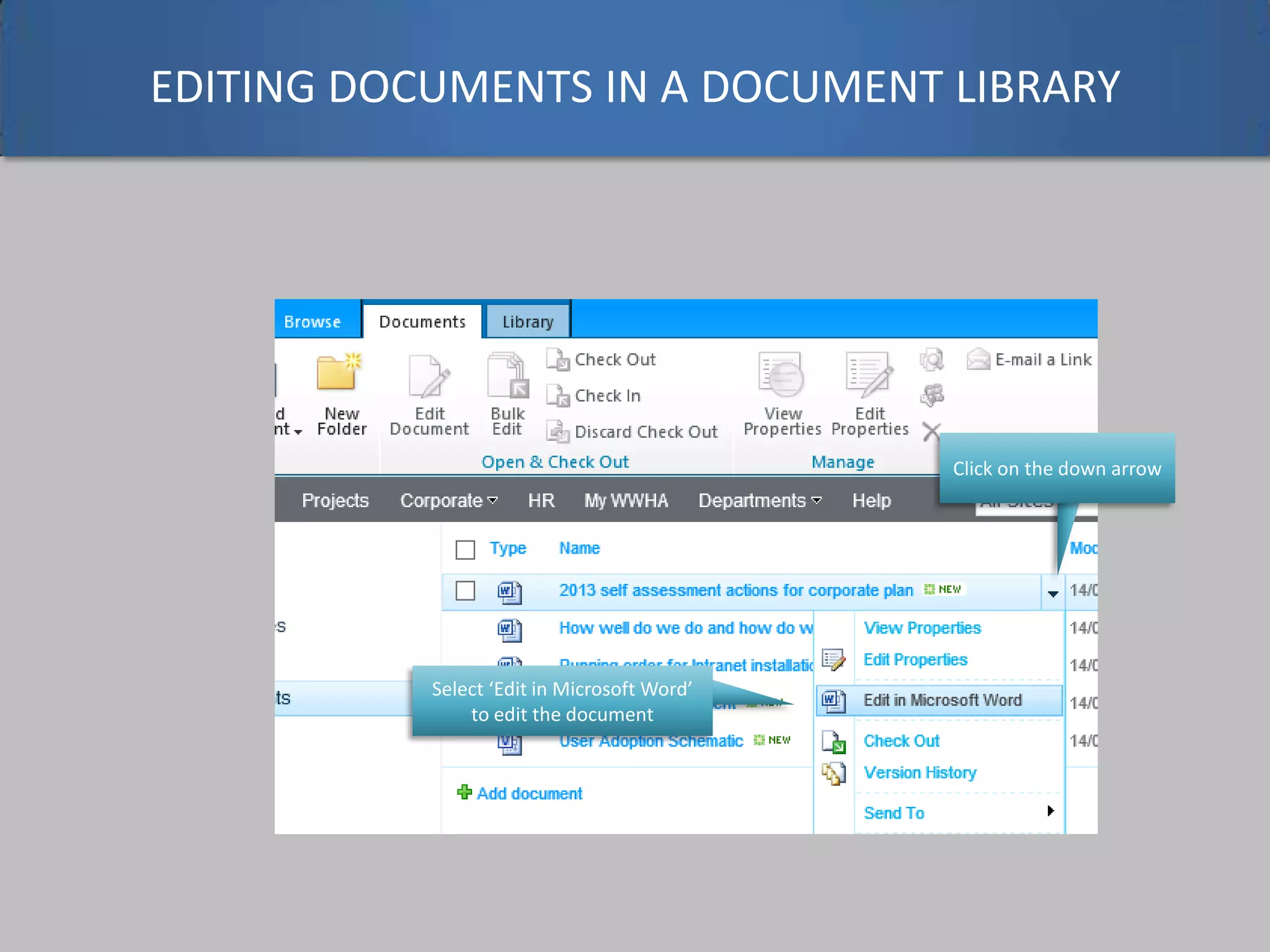 Introduction to Document Libraries | PPTX