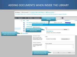 Introduction to Document Libraries | PPTX