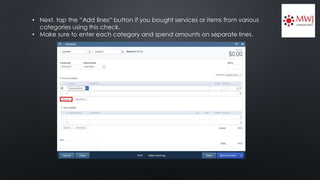 Adding expenses in QuickBooks Desktop | PPT