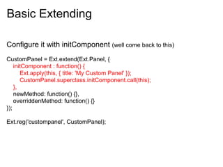 Four Ways to add Features to Ext JS | PDF