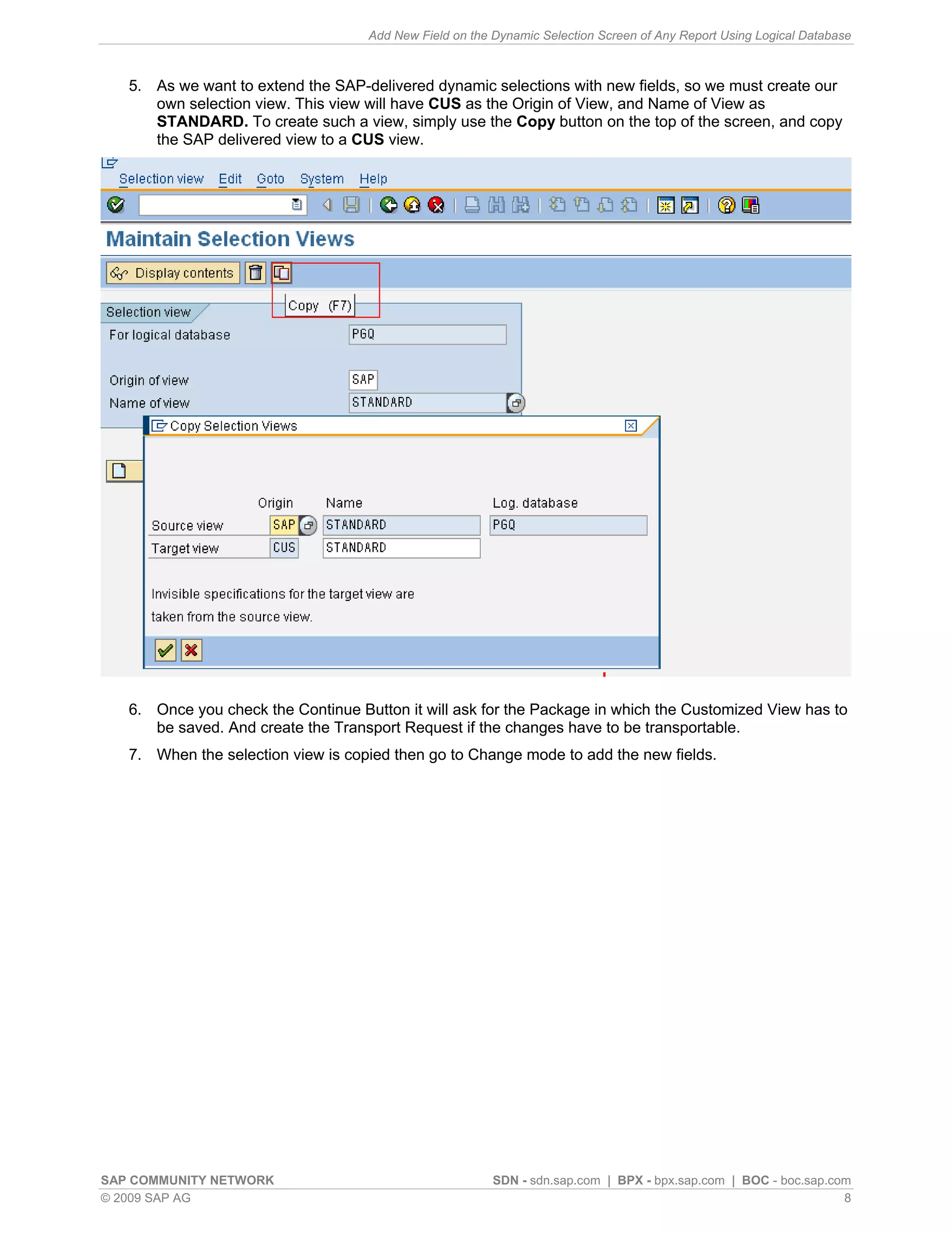 Sap Adding Fields To Dynamic Selection For Fbln Transactions 2 Pdf