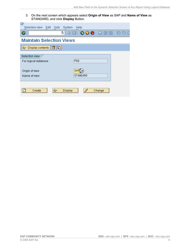 Sap Adding Fields To Dynamic Selection For Fbln Transactions 2 Pdf
