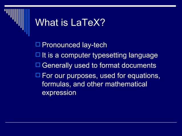 LaTeX Equations | PPT
