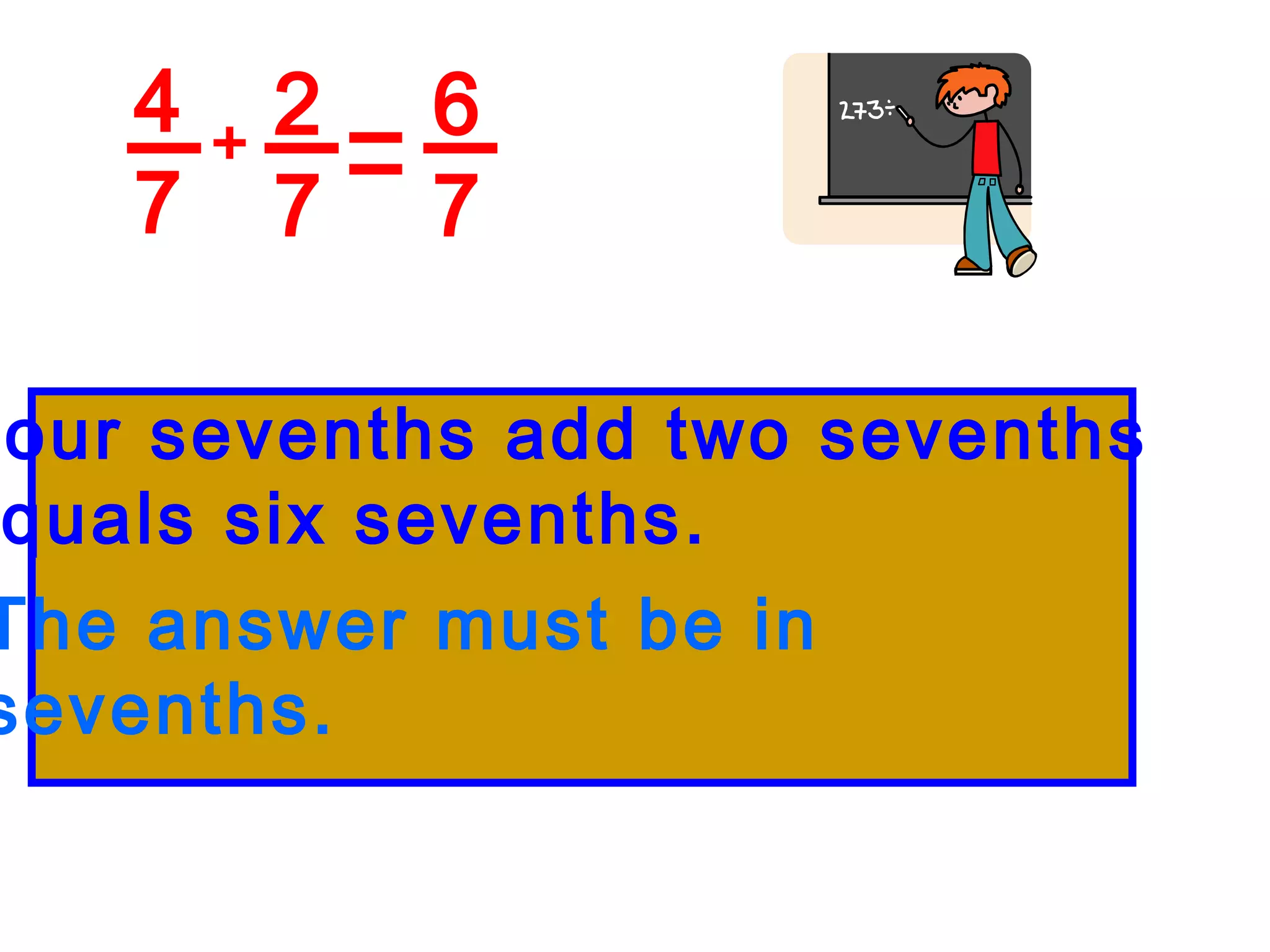 Adding fractions revision | PPT