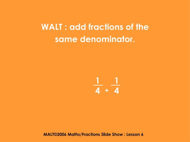 Adding fractions revision | PPT Adding fractions revision | PPT
