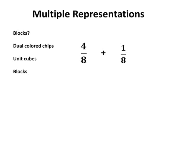 Adding fractions with like denominators | PPT