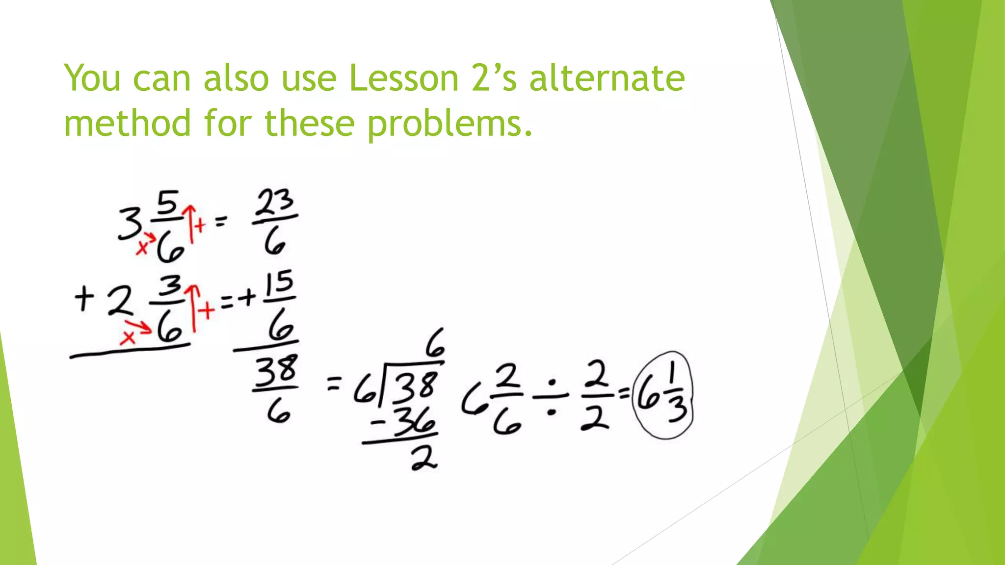 Adding fractions with like denominators with regrouping | PPTX