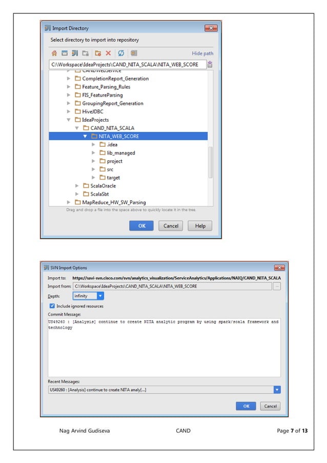 Adding Idea IntelliJ projects to Subversion Version Control | PDF