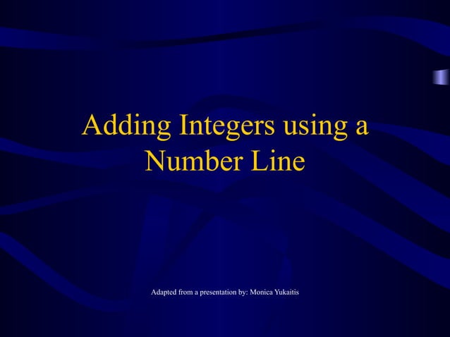 Adding integers | PPT | Programming Languages | Computing