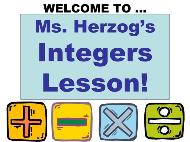 Adding Integers using number chips | PPT