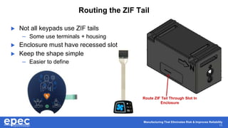 Adding Keypads and Cables to Your Injection-Molded Enclosure | PPTX