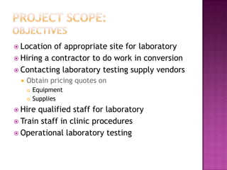 Adding Lab to Clinic presentation | PPTX | Business | Business and Finance