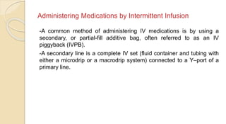 Adding medications to an intravenous fluid container.pptx