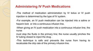 Adding medications to an intravenous fluid container.pptx