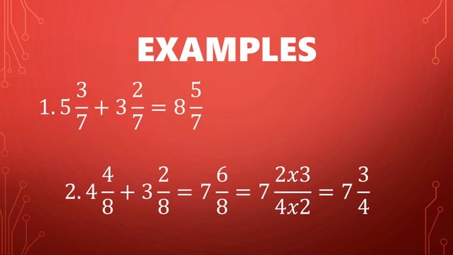 Adding mixed numbers and a whole number | PPT