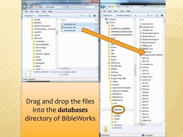 Adding modules to BibleWorks | PPTX