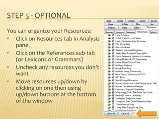 Adding modules to BibleWorks | PPTX