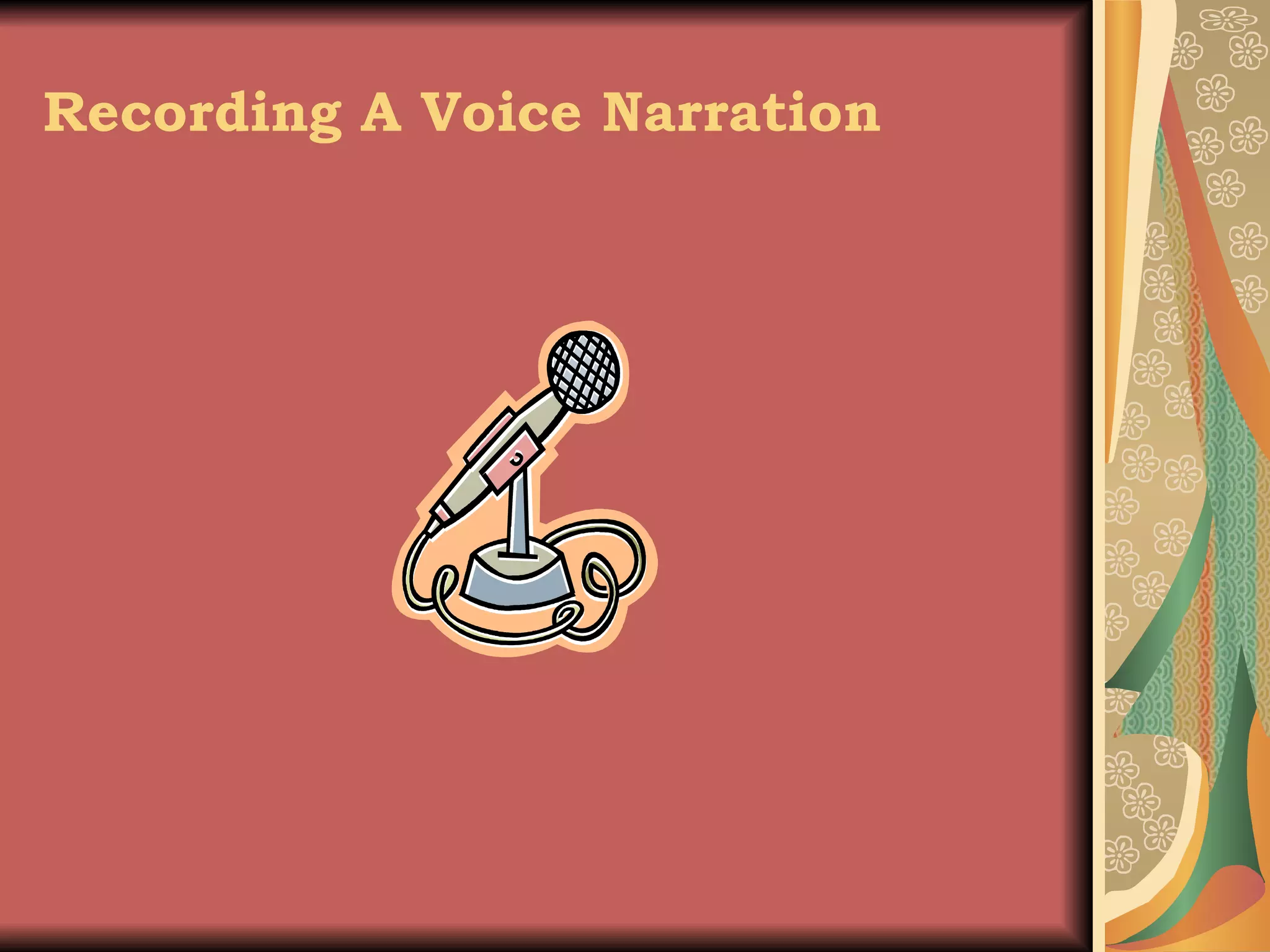 Adding narration to your power point presentations 2 | PPT