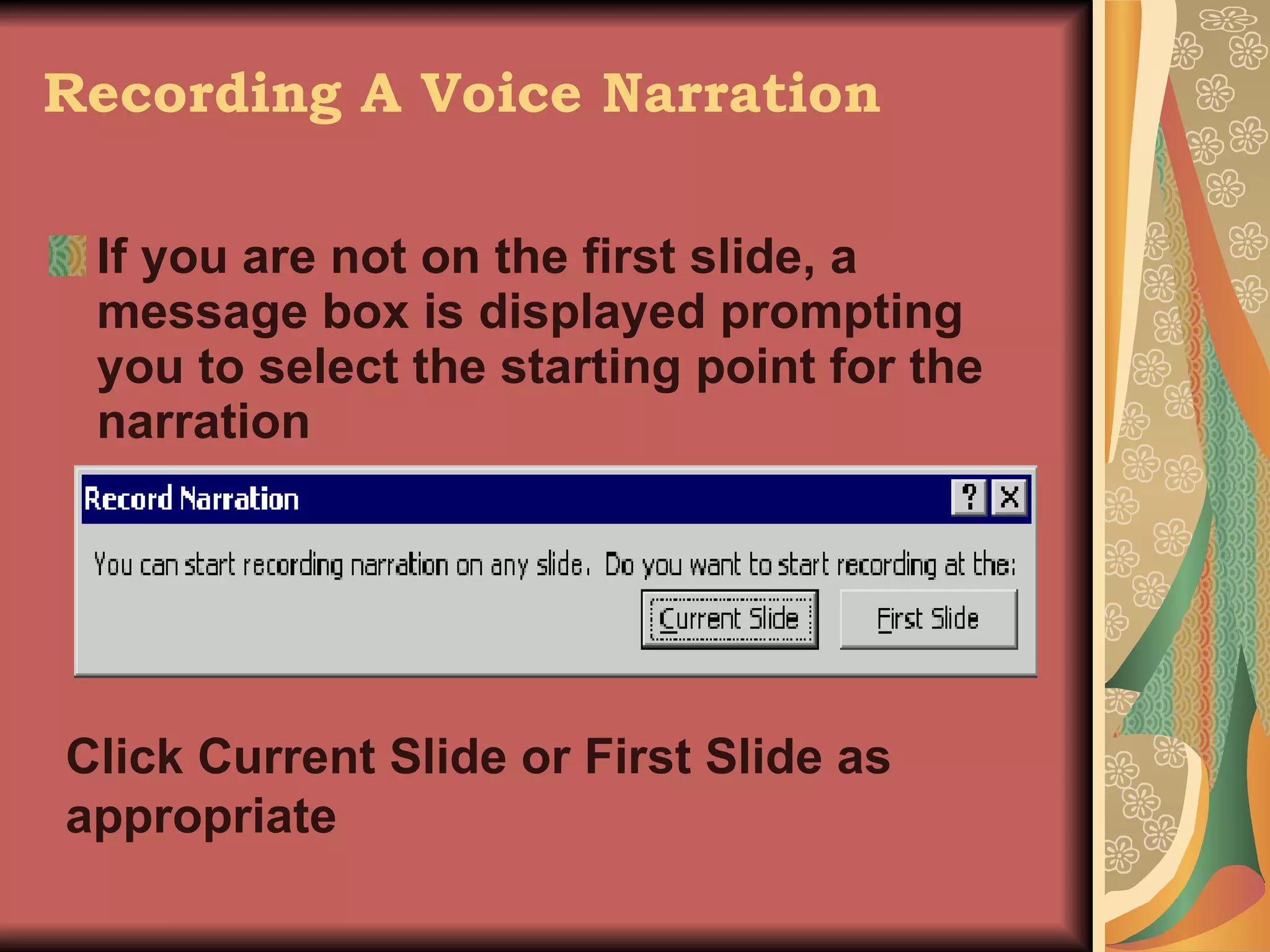 Adding narration to your power point presentations 2 | PPT