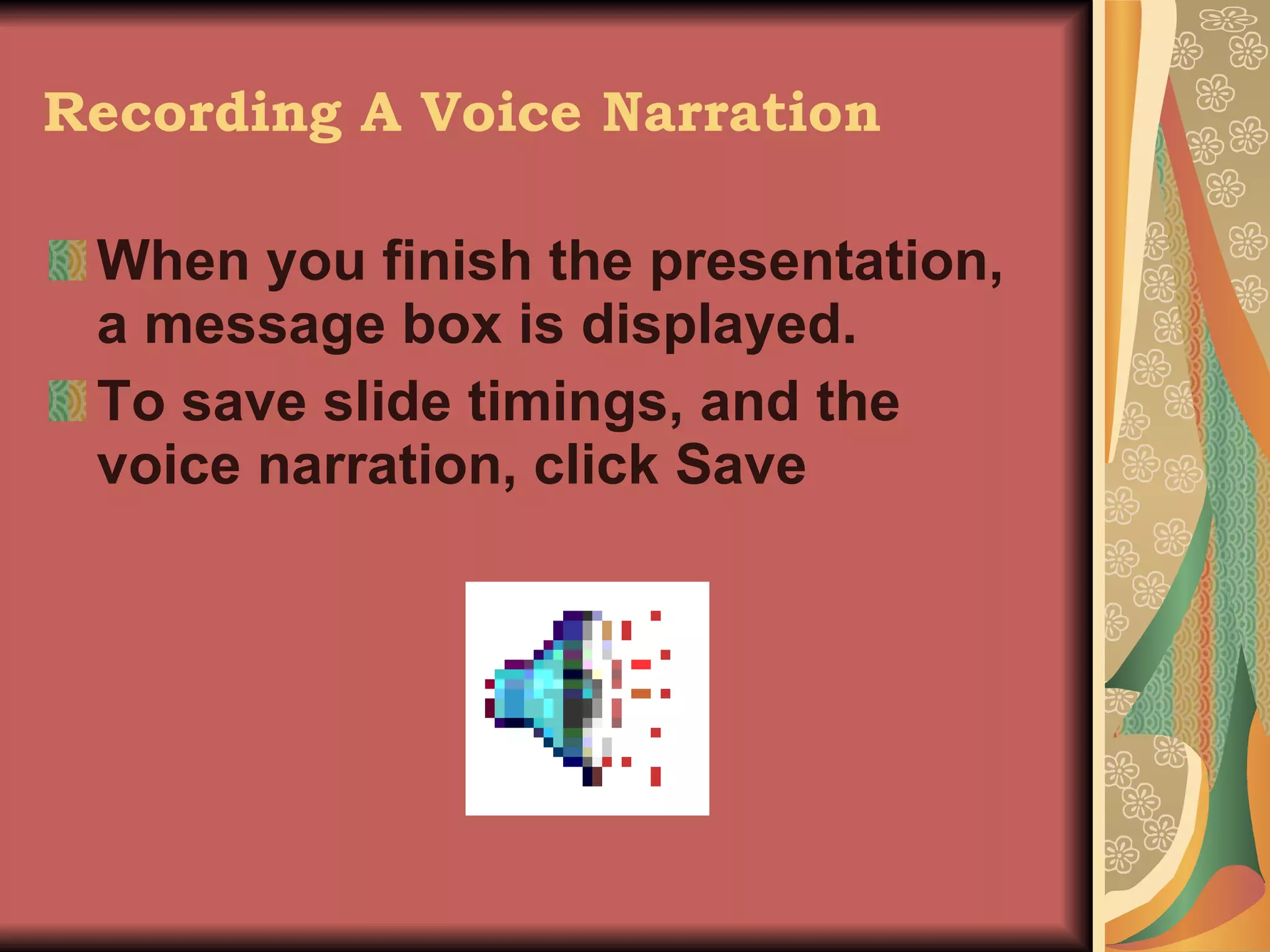 Adding narration to your power point presentations 2 | PPT
