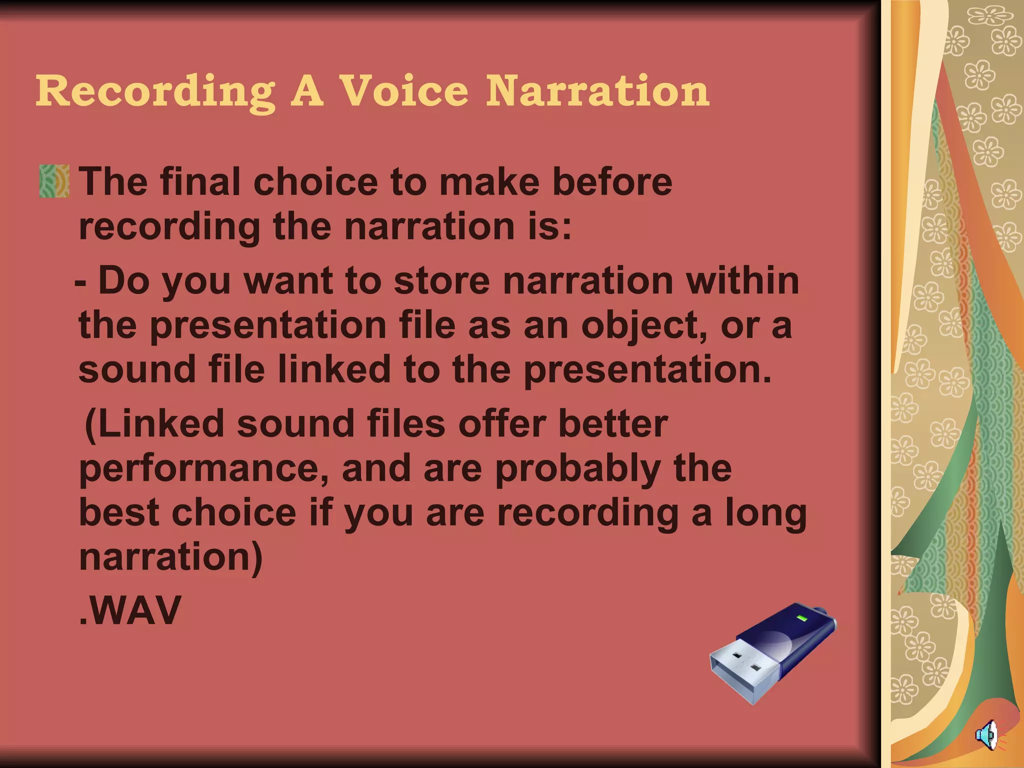 Adding narration to your power point presentations 2 | PPT