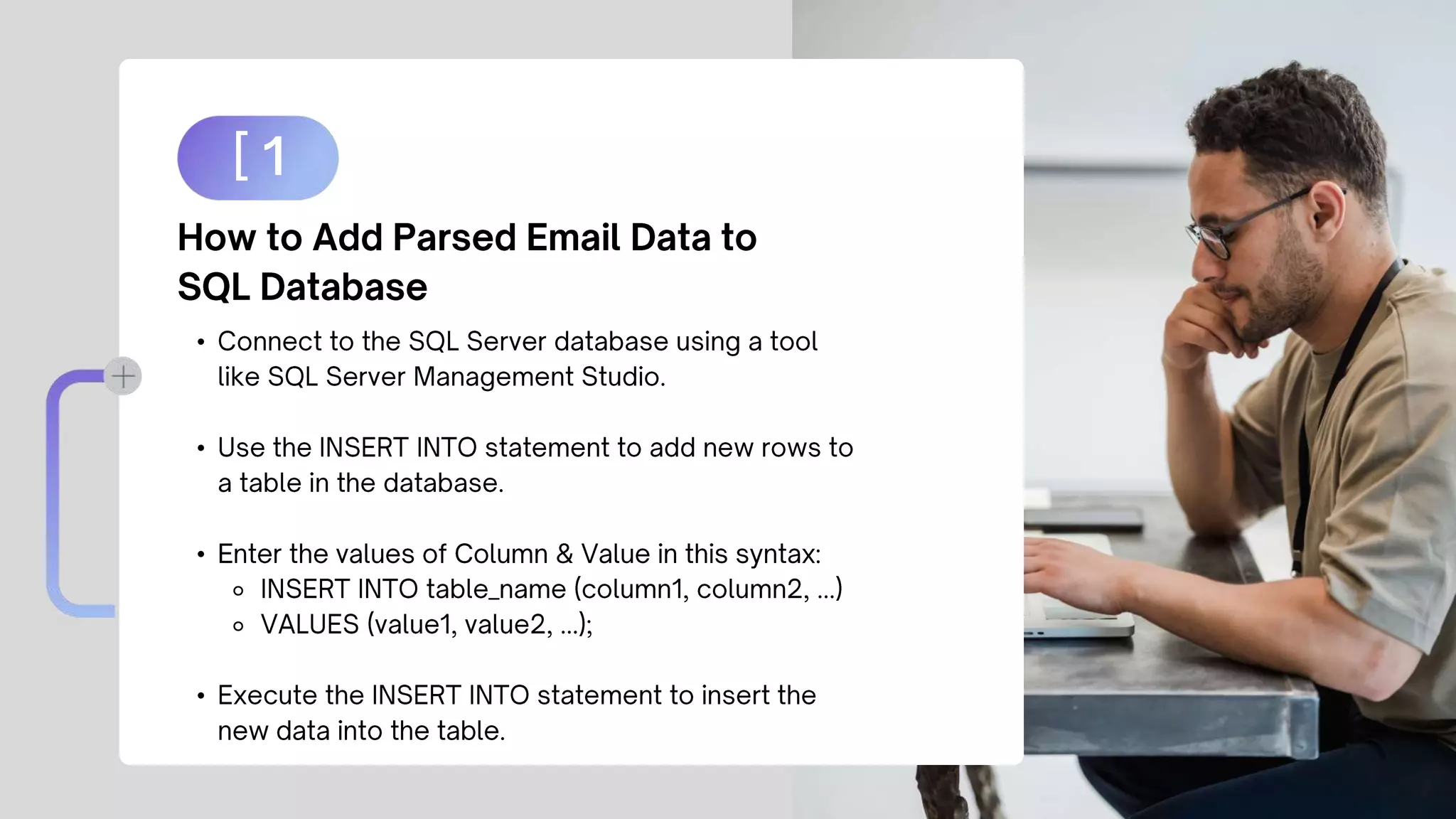 Adding New Email Parser Data to an SQL Server Database.pptx