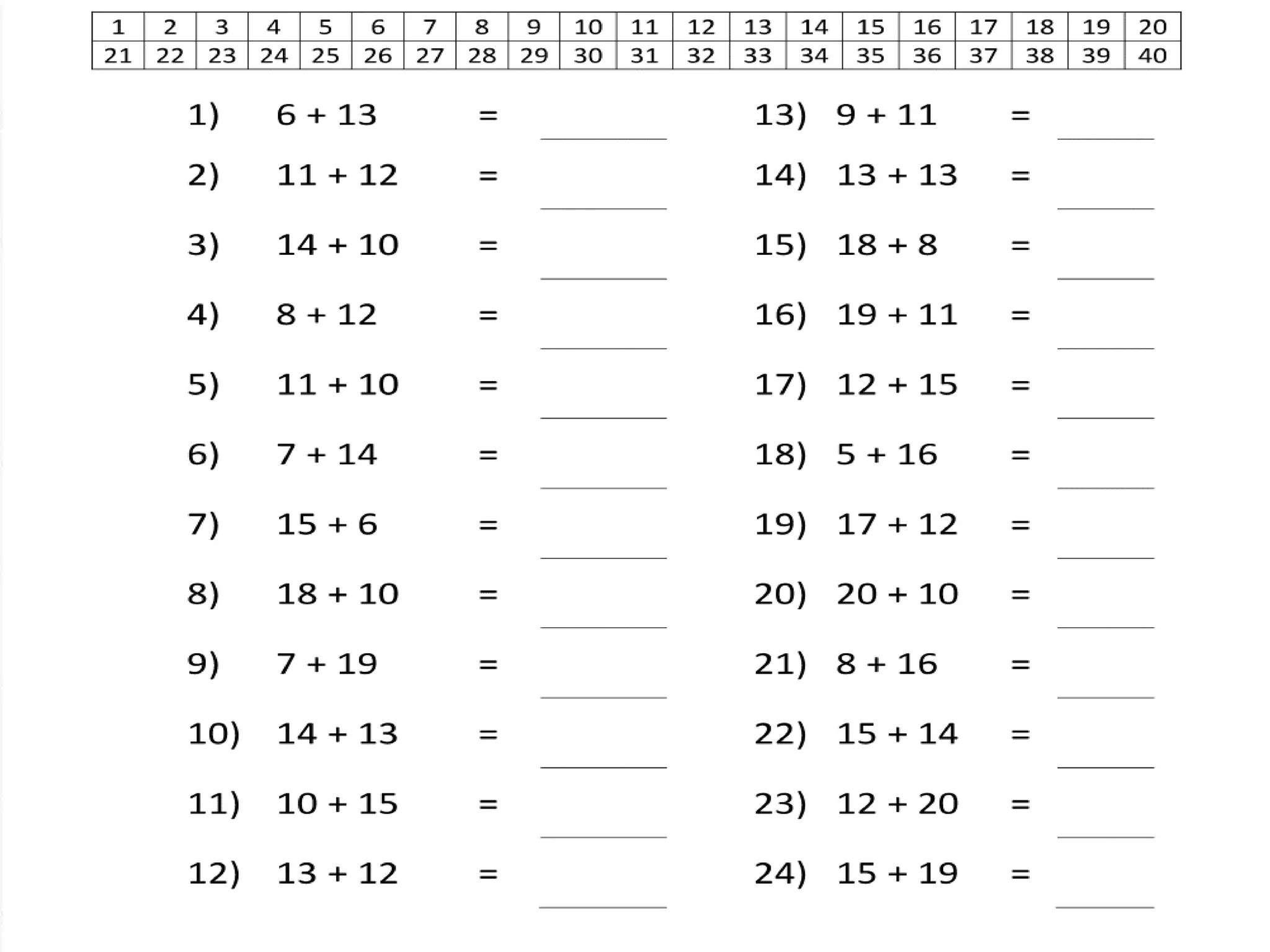 Adding numbers mentally grade 1 | PPTX