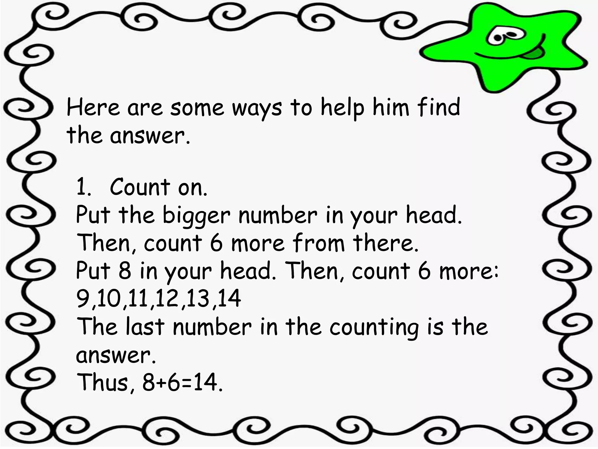 Adding numbers mentally grade 1 | PPTX