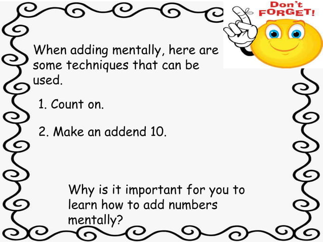 Adding numbers mentally grade 1 | PPTX