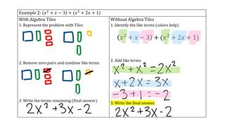 Adding polynomials examples | PDF | Science