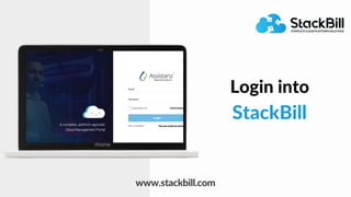 StackBill Cloud Management Portal - Adding public IP to a VPM | PPT