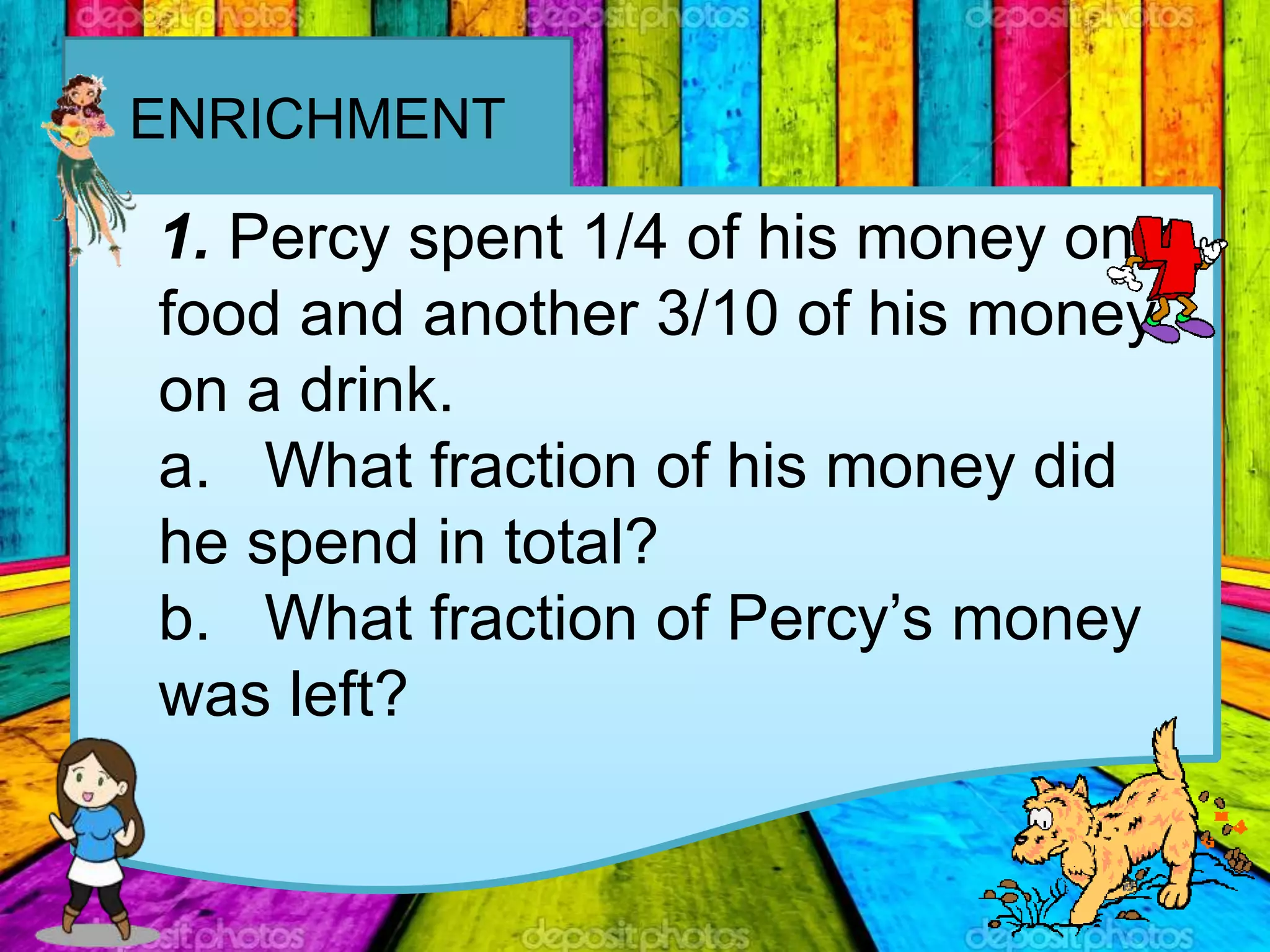 Adding Similar Fractions in Simple or Mixed Forms with Regrouping.ppt