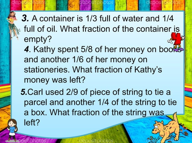 Adding Similar Fractions in Simple or Mixed Forms with Regrouping.ppt | Food & Drink