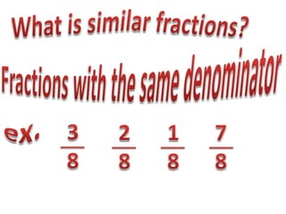Adding Similar Fraction Without Regrouping | PPTX