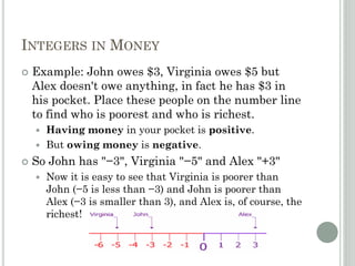 Adding & Subtracting Integers in Everyday Life | PDF